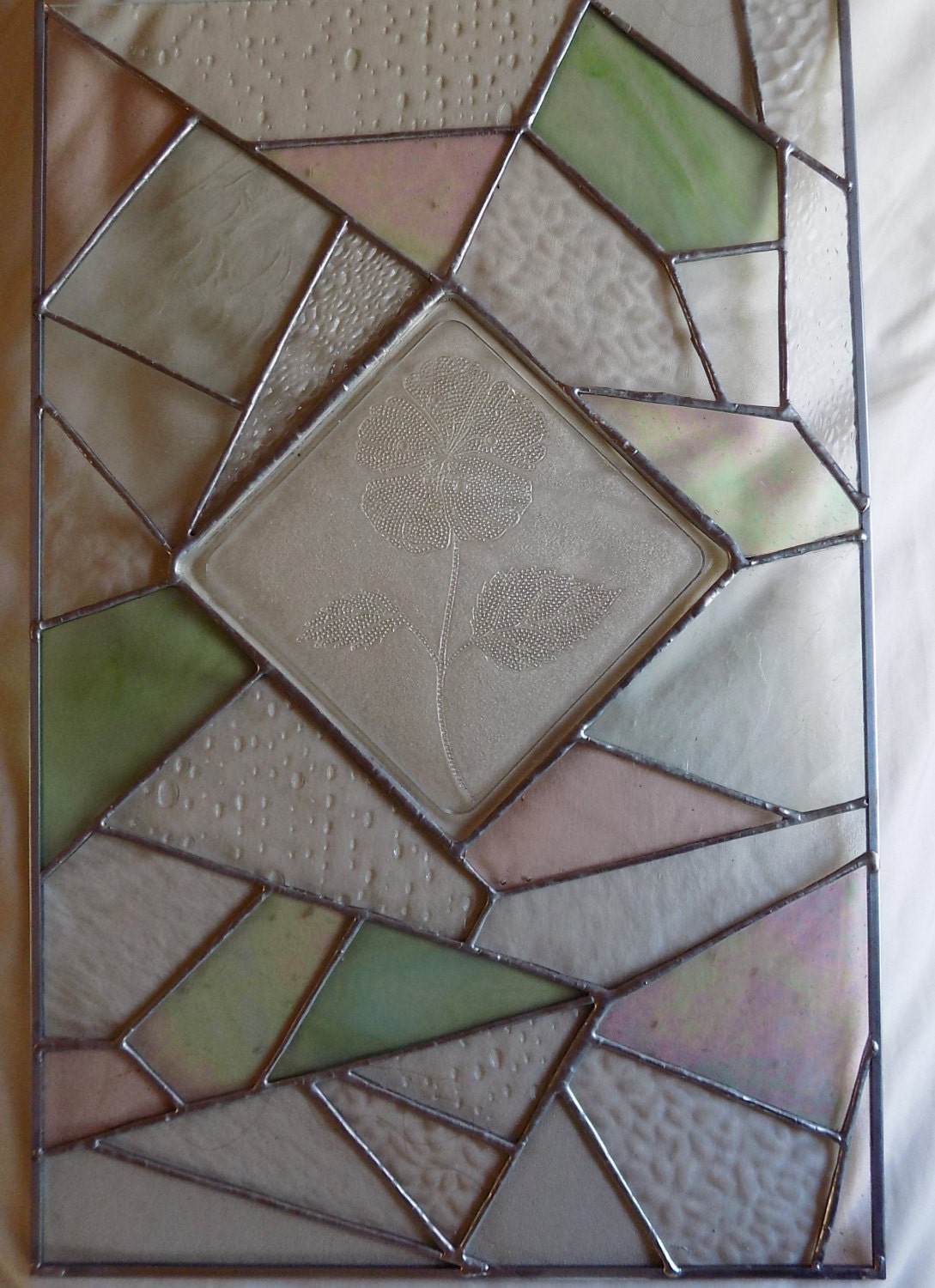 Stained Glass Crazy Quilt Window Large - Etsy