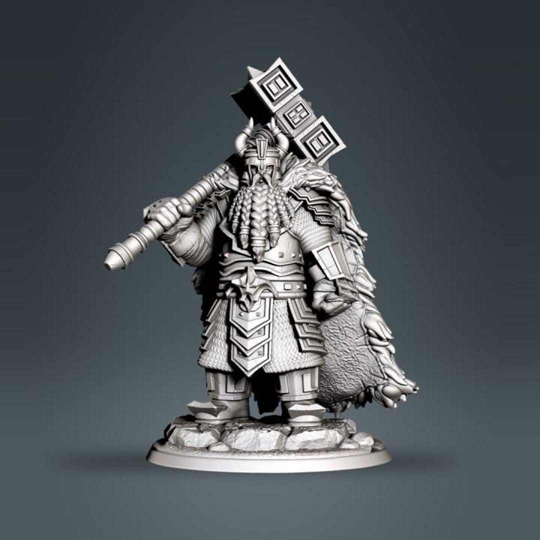 Dwarven Army Pack | D&D Miniatures | Pack of 8 Dwarves | 28mm Scale Dnd ...