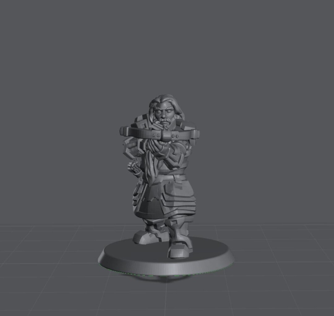 Dwarf Crossbow Miniature Dnd Miniature Fantasy Tabletop Figurine - Etsy