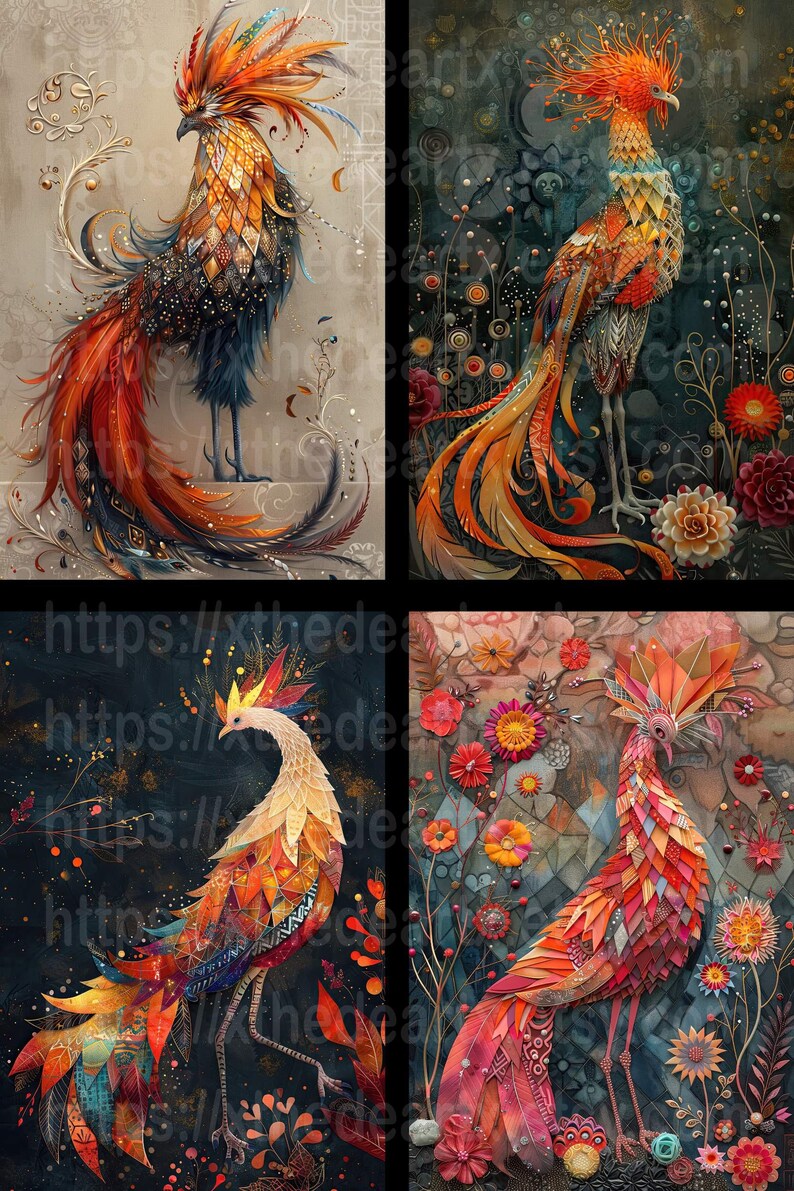 Bird of Paradise - Majestic Birds, Journal Pages, Printable Papers ...