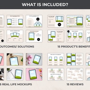 Etsy Listing Mockups for Tablets, Digital Mockup Templates Bundle for ...