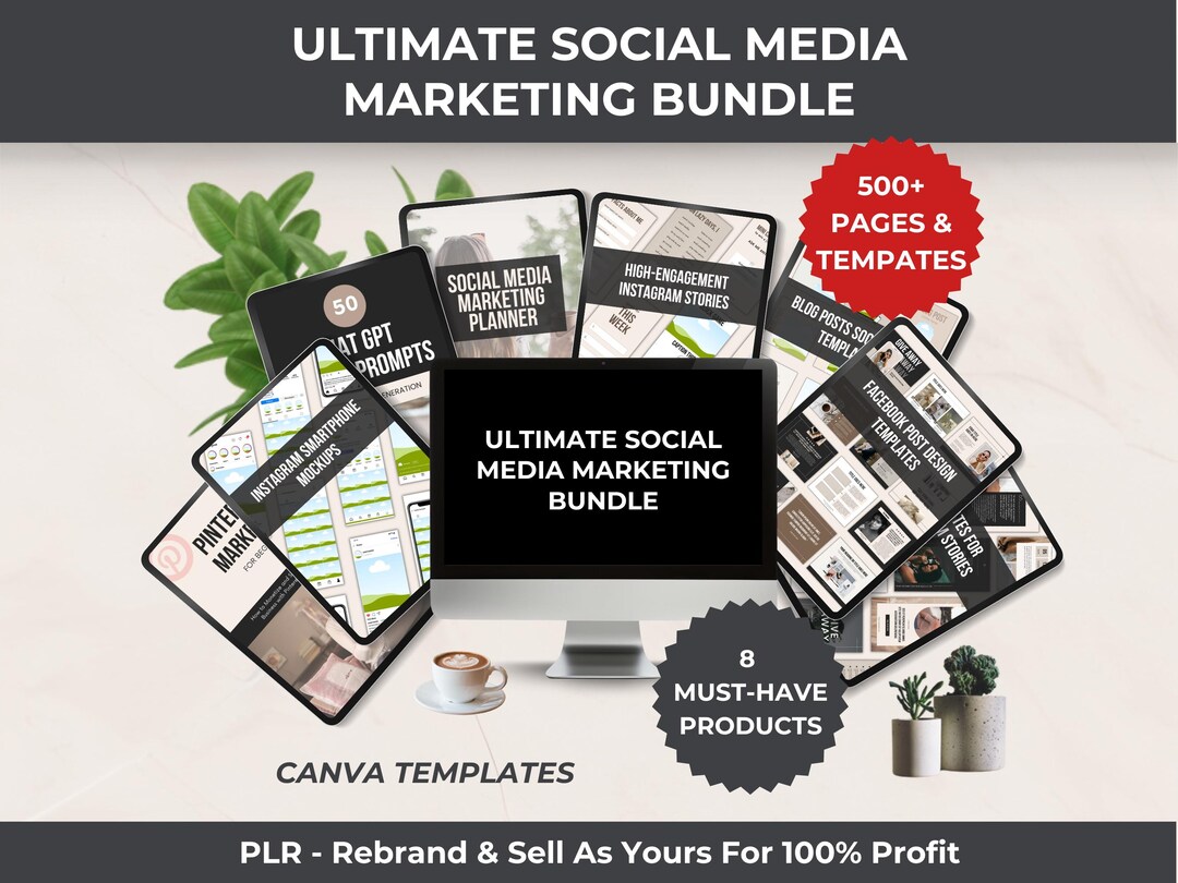 The Ultimate Social Media Marketing Bundle With PLR Licence - Done for ...