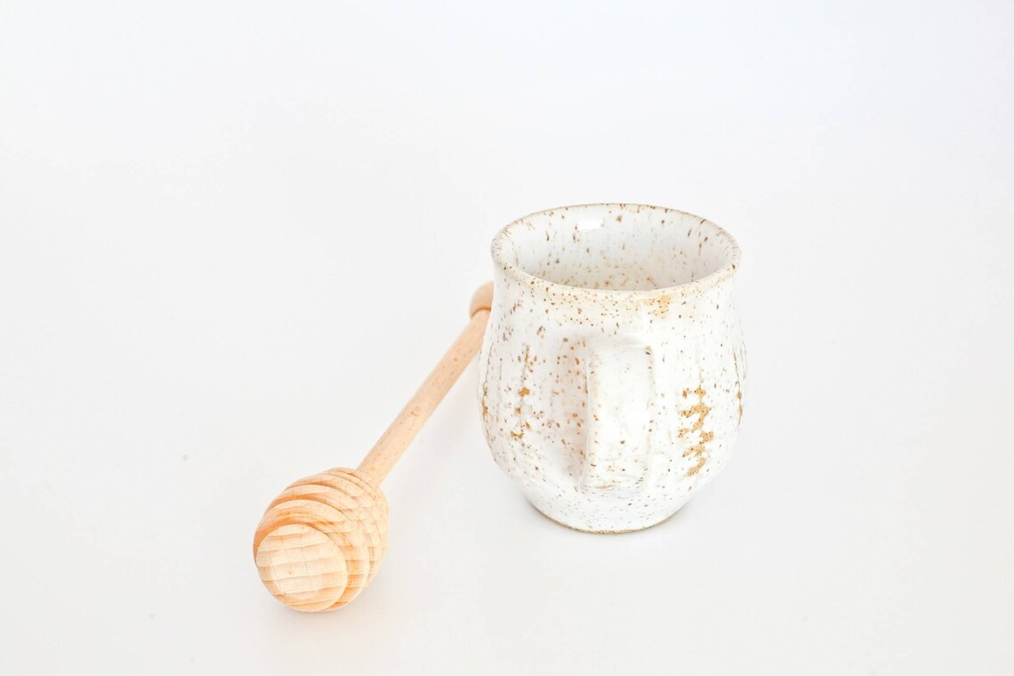 White Ceramic Coffee Cup or Tea Cup With Snowy Forest Scene - Etsy
