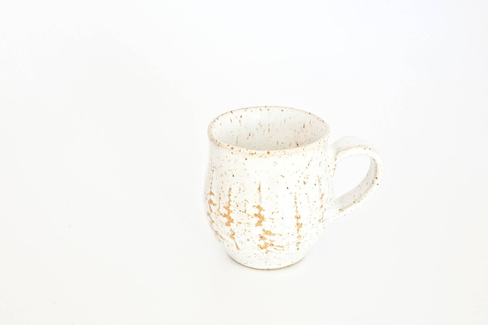 White Ceramic Coffee Cup or Tea Cup With Snowy Forest Scene - Etsy