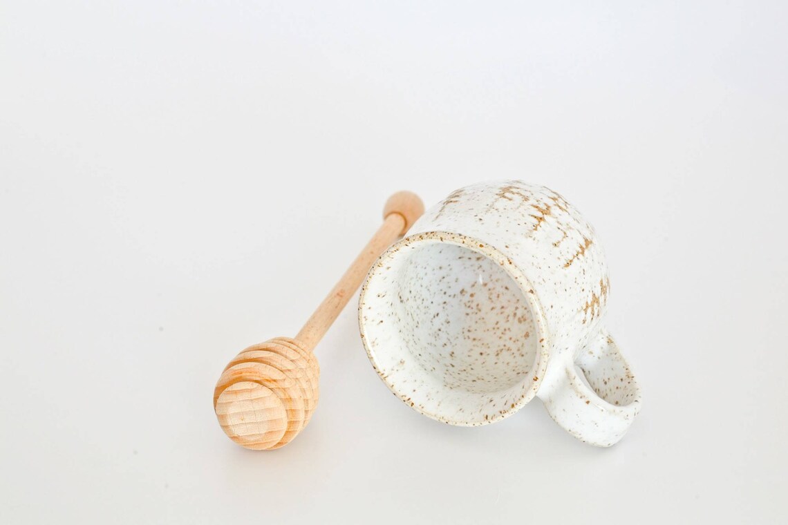 White Ceramic Coffee Cup or Tea Cup With Snowy Forest Scene - Etsy
