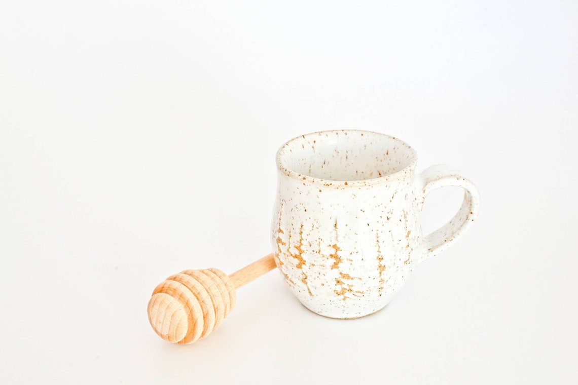 White Ceramic Coffee Cup or Tea Cup With Snowy Forest Scene - Etsy