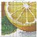 Cross Stitch Pattern Wall Art Lemon Fruits Etamine AI Poster - Digital ...