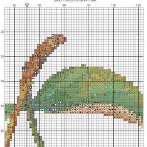 Cross Stitch Pattern Wall Art Cherry Fruits Etamine AI Poster - Digital ...