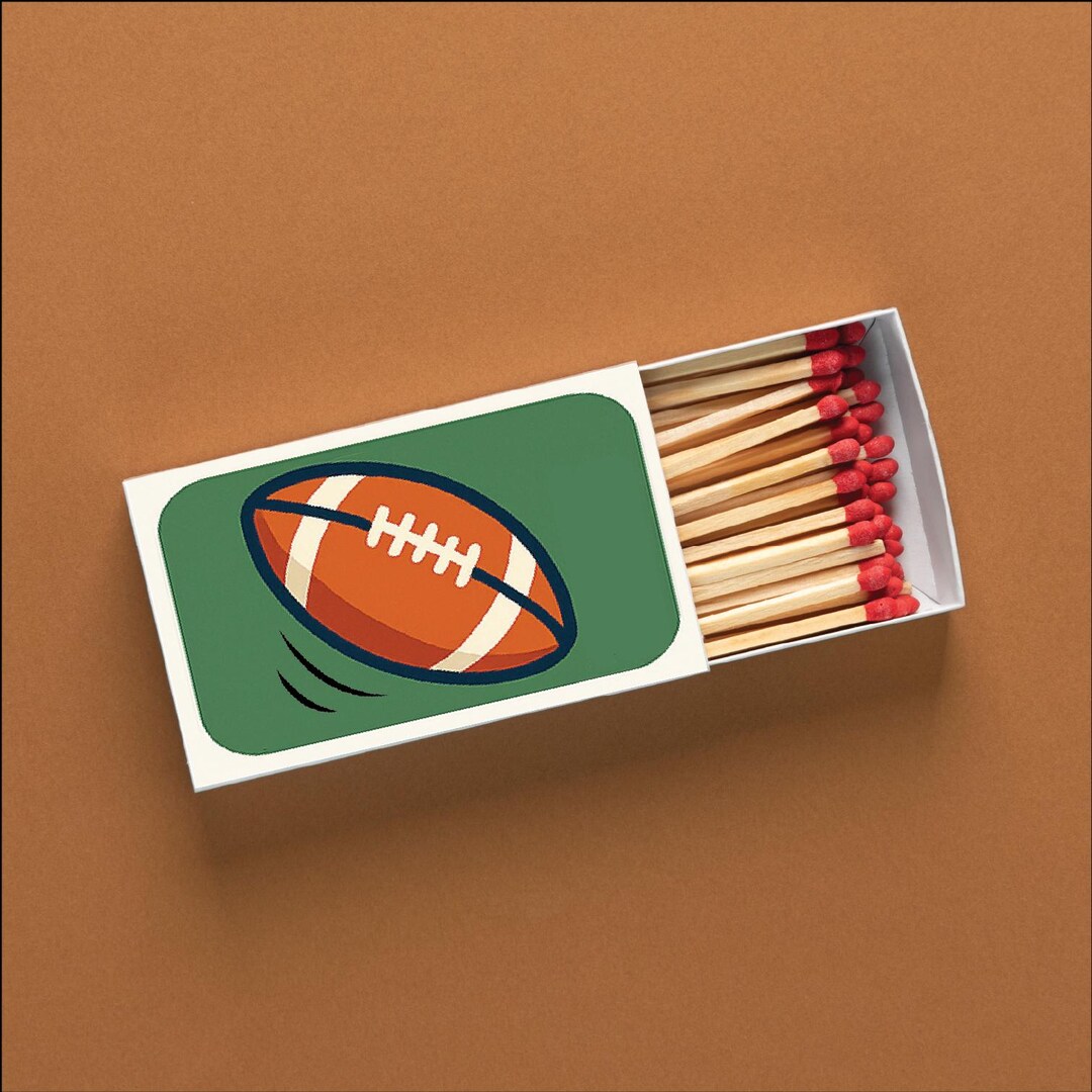 Matchbox Template American Football Kit 14 Retro Designs Printable PDF ...