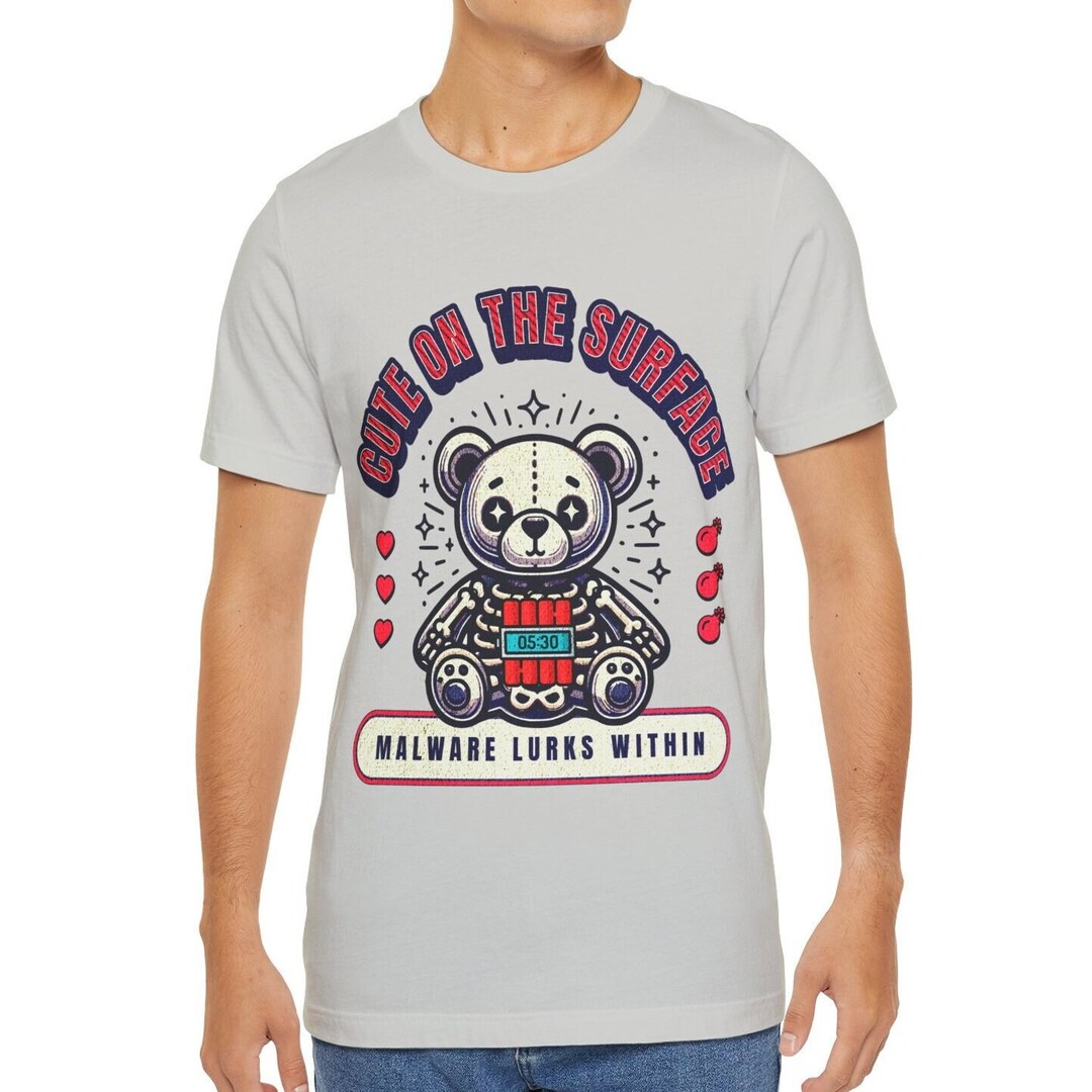 Malware Bear T-shirt, Cybersecurity Humor Tee - Etsy