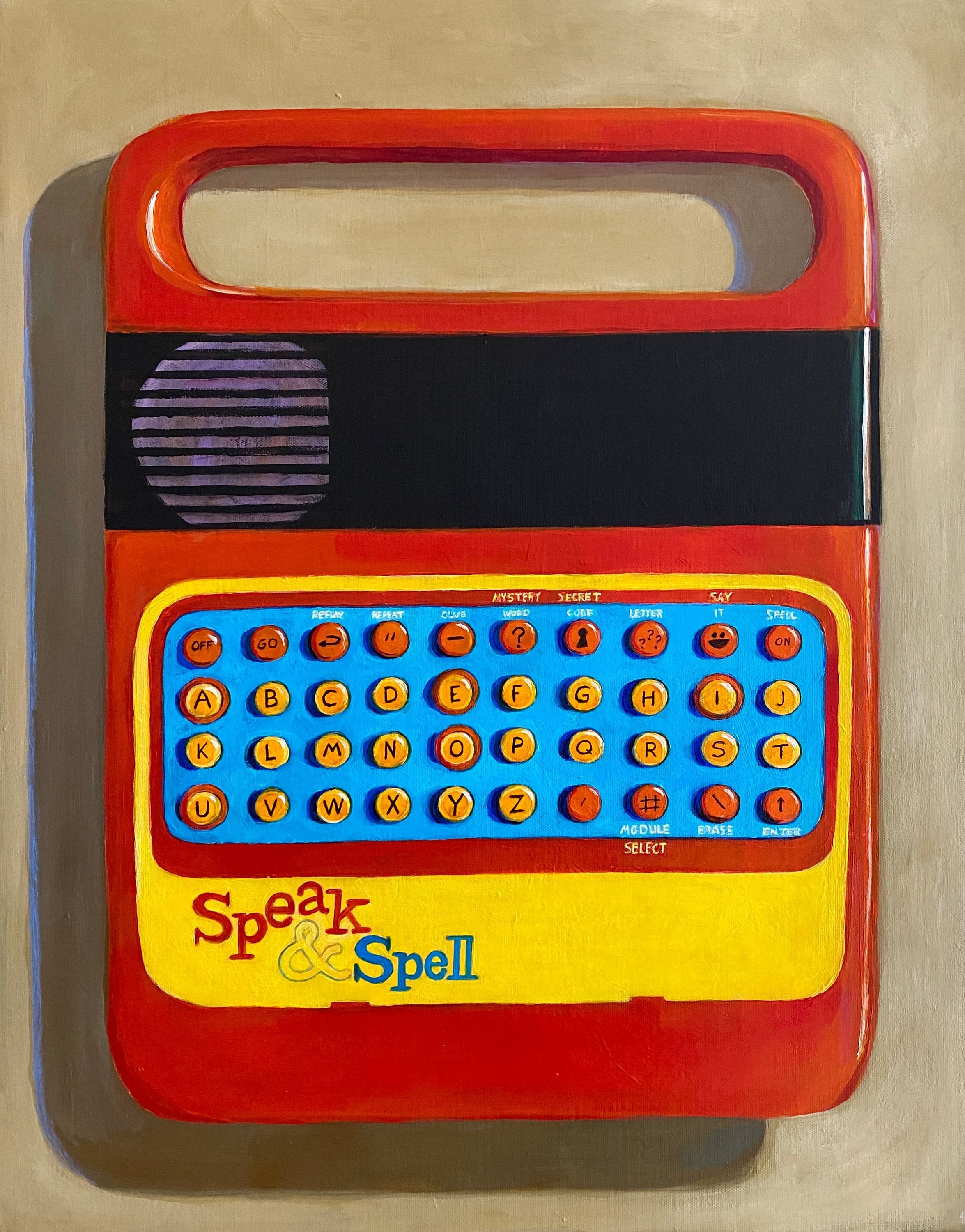 Speak and Spell 8x10 Print of Original Painting - Etsy