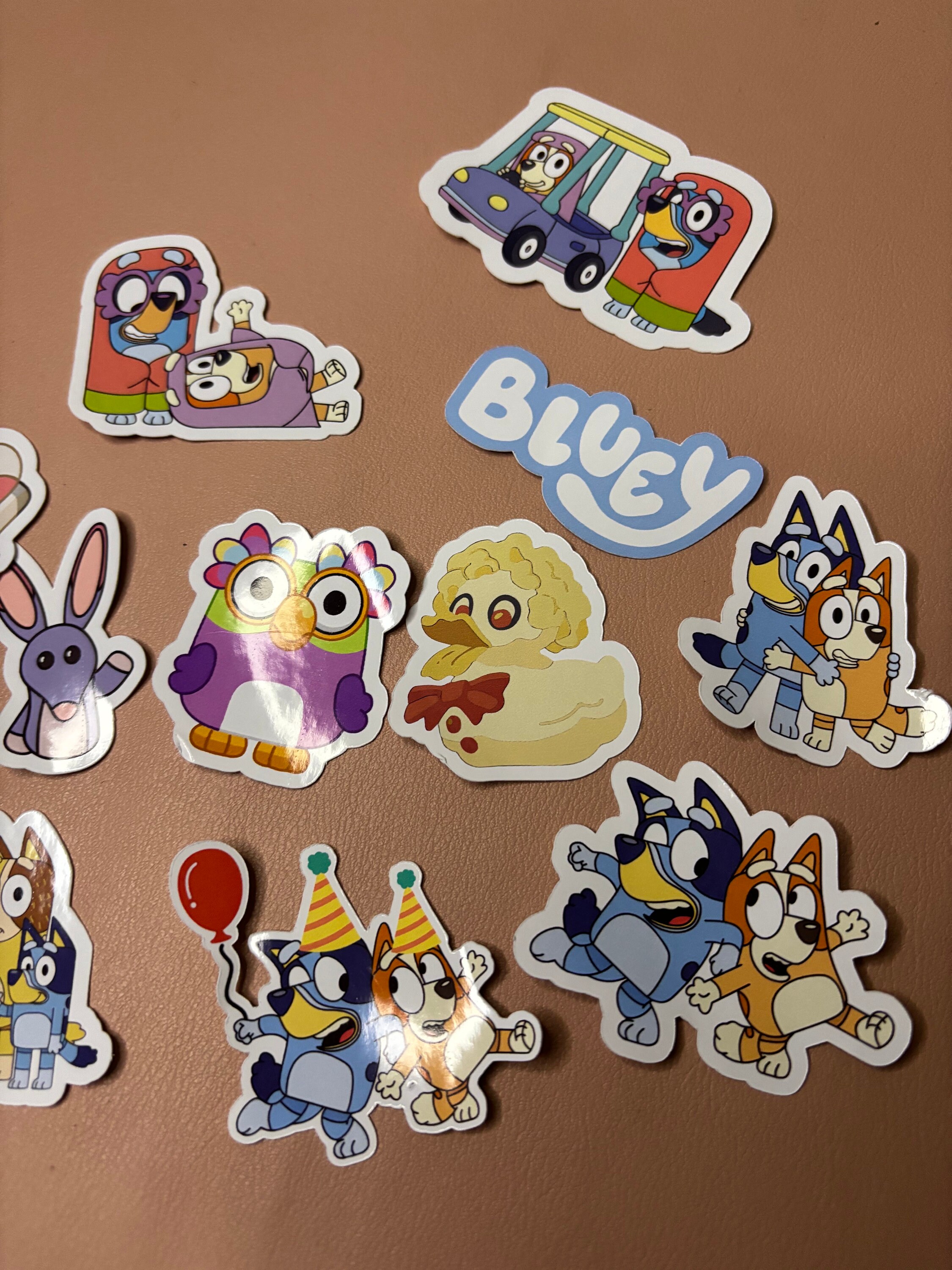 Bluey Party Favour Bluey Sticker Bundle 12pk Including Unicorse ...