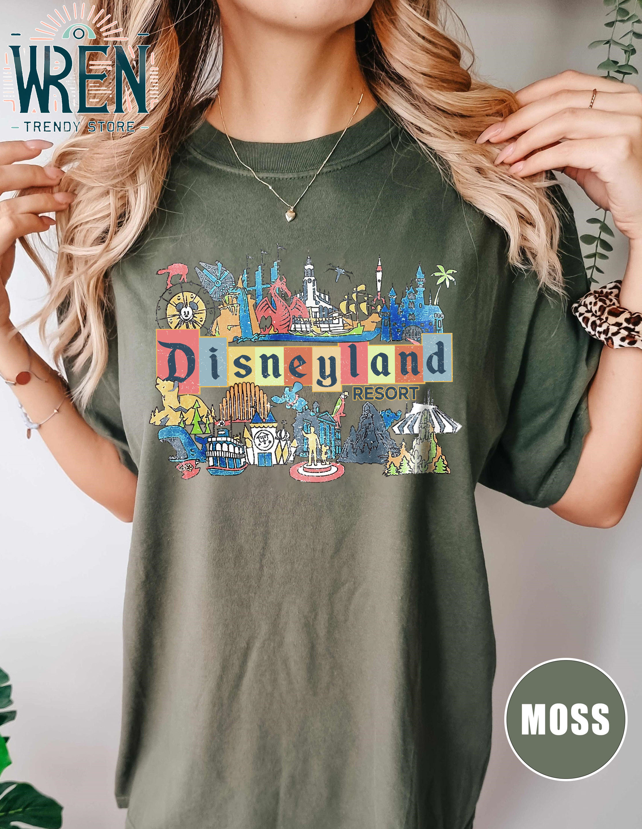 Retro Disneyland Resort Comfort Colors Shirt, Vintage Disneyland Parks ...