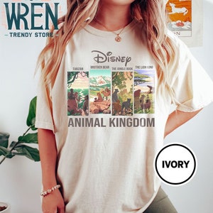Retro Disney Animal Kingdom Comfort Colors Shirt, Vintage Disney Wild ...