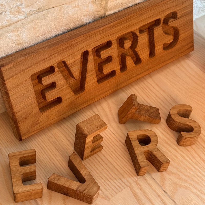 Letter Block Plaques - Etsy