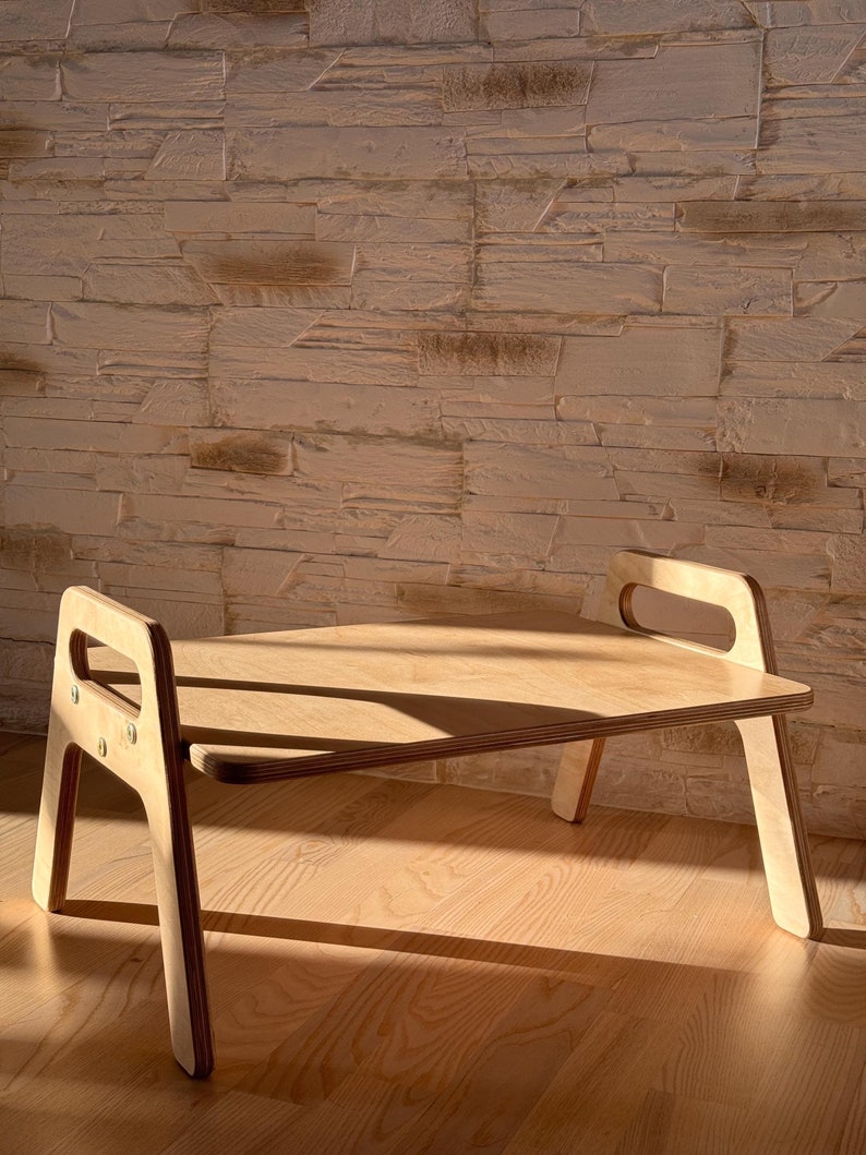 Minimalist Wooden Lap Desk: Portable Bed Tray for Laptop, Reading, Work ...