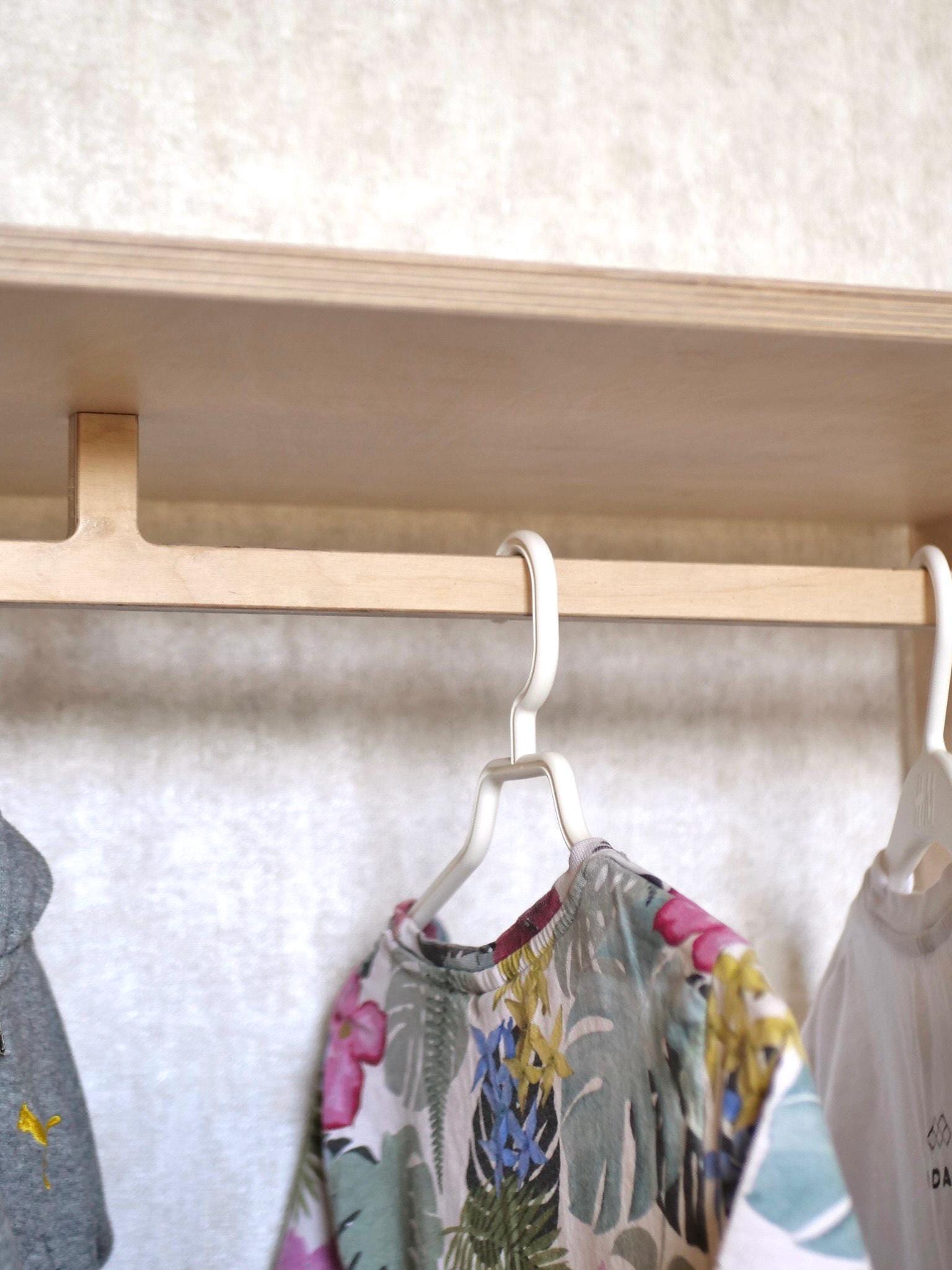 Montessori Inspired Children's Closet Organizer for Nursery – Toddler ...