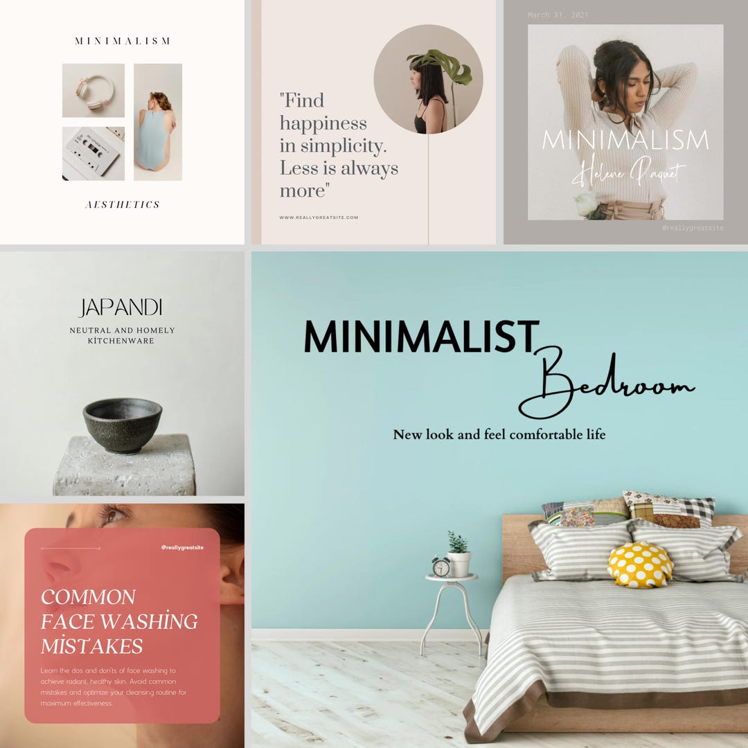 Minimalist Template, Minimal Presentation Template , Minimalizm ...