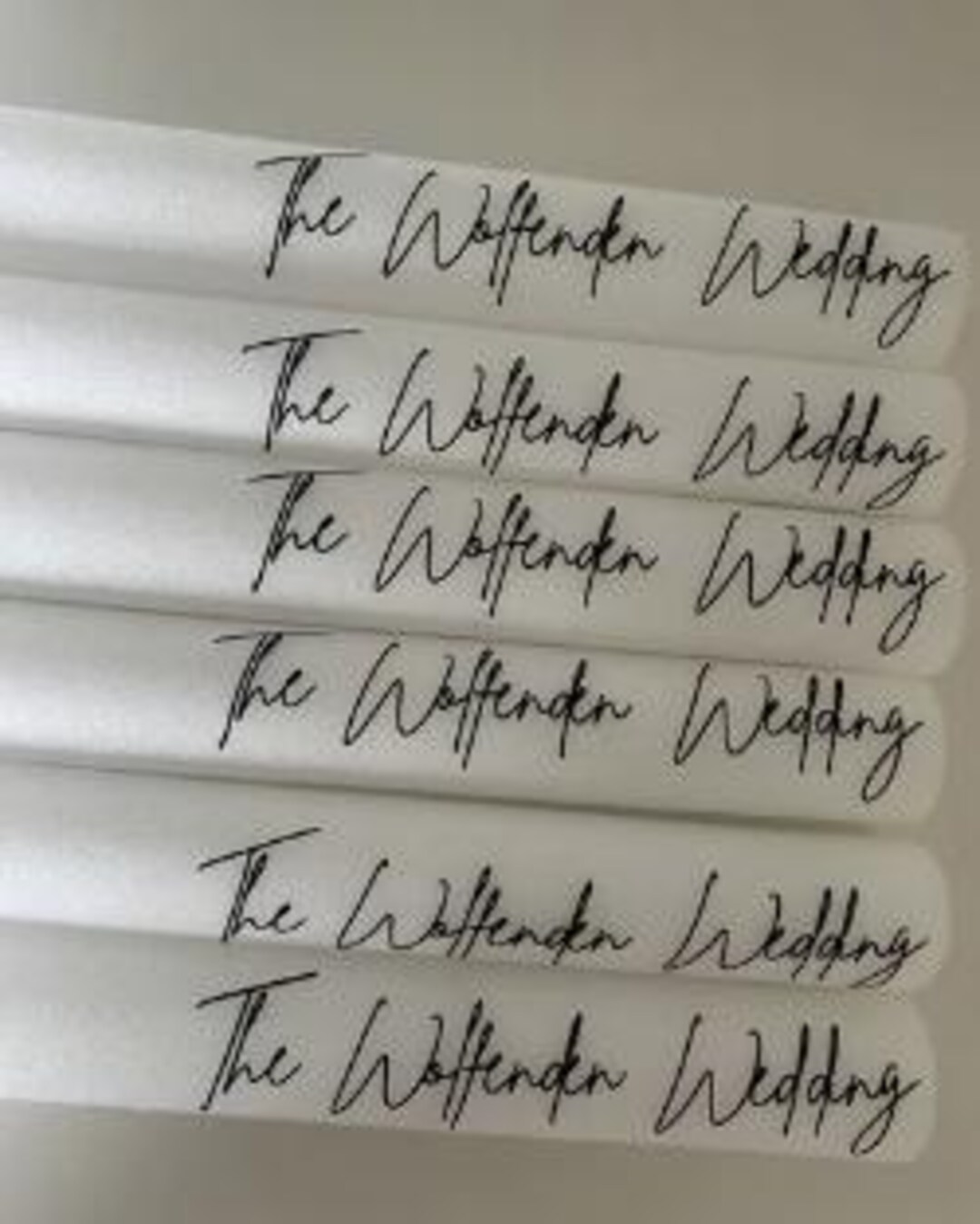 Personalised Foam Glow Sticks / LED Glow Sticks / Wedding Party / Hen ...