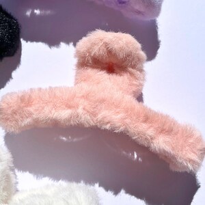 Fluffy Claw Clip, Claw Clip, Claw Clip for Hair, Claw Clip for Thick Hair, Claw Clip Thick Hair ...