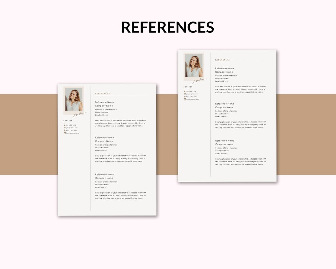ATS Friendly Resume Template, Word and Pages Resume, ATS Compatible ...