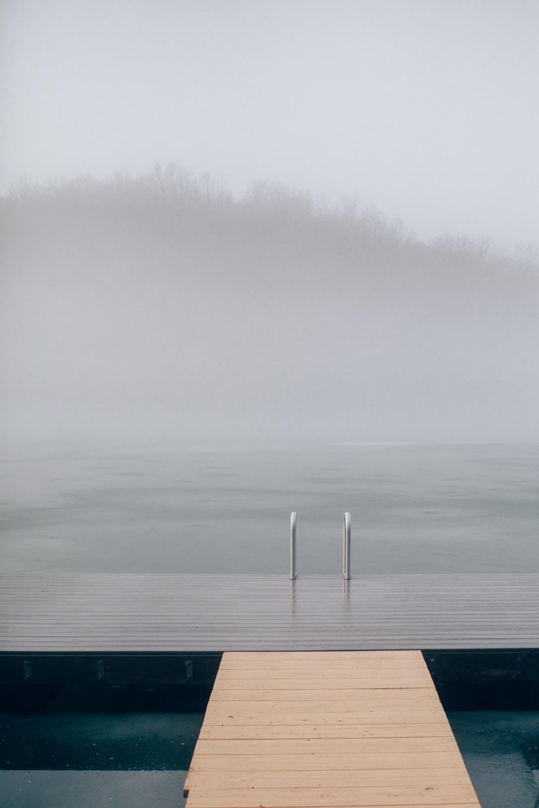 WINTER DOCK . Lake Wall Art . Dock Print . Moody Art . Lake House Art ...