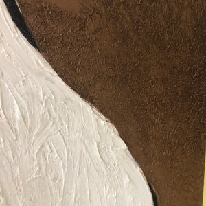 3D White Abstract Wall Painting, Color Abstract Oil Painting, White ...