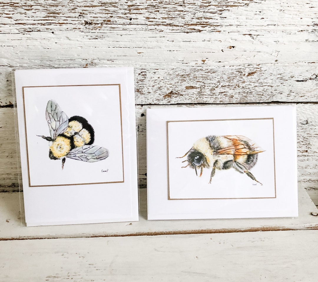 Set of 4 Greeting Cards | A7 | 5 by 7" Note Cards - Etsy