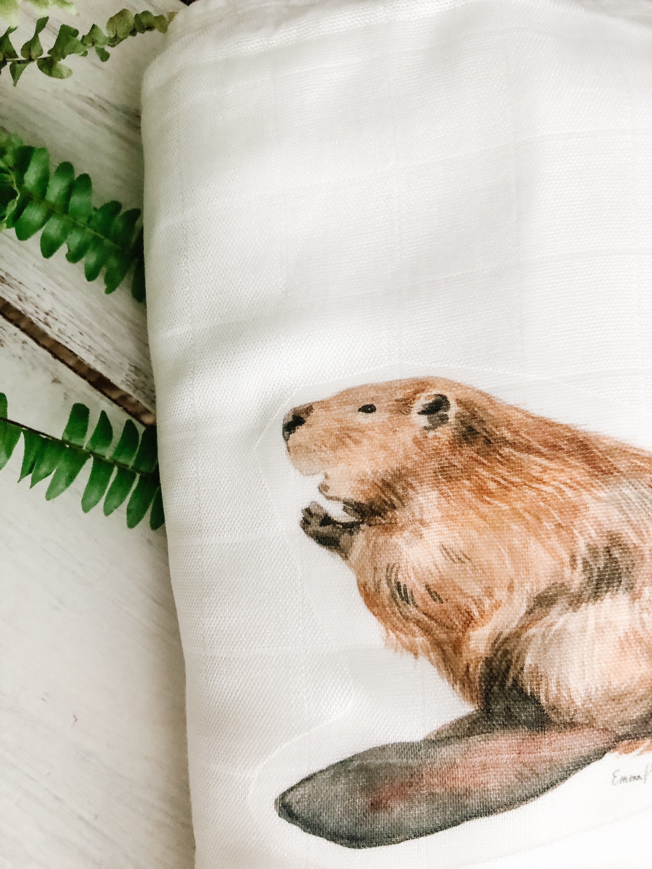 New baby beaver gift set woodland themed baby shower gift | Etsy