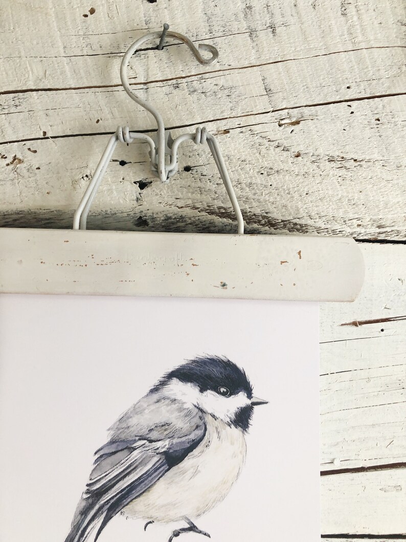 Art Print of Chickadee, 5 by 7 or 8 by 10 Inches, Frame Ready ...