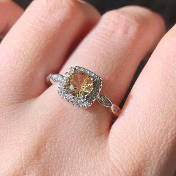 Natural Stone Ring - Etsy