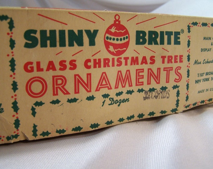 Vintage Shiny Brite Multi-colored Set - Etsy