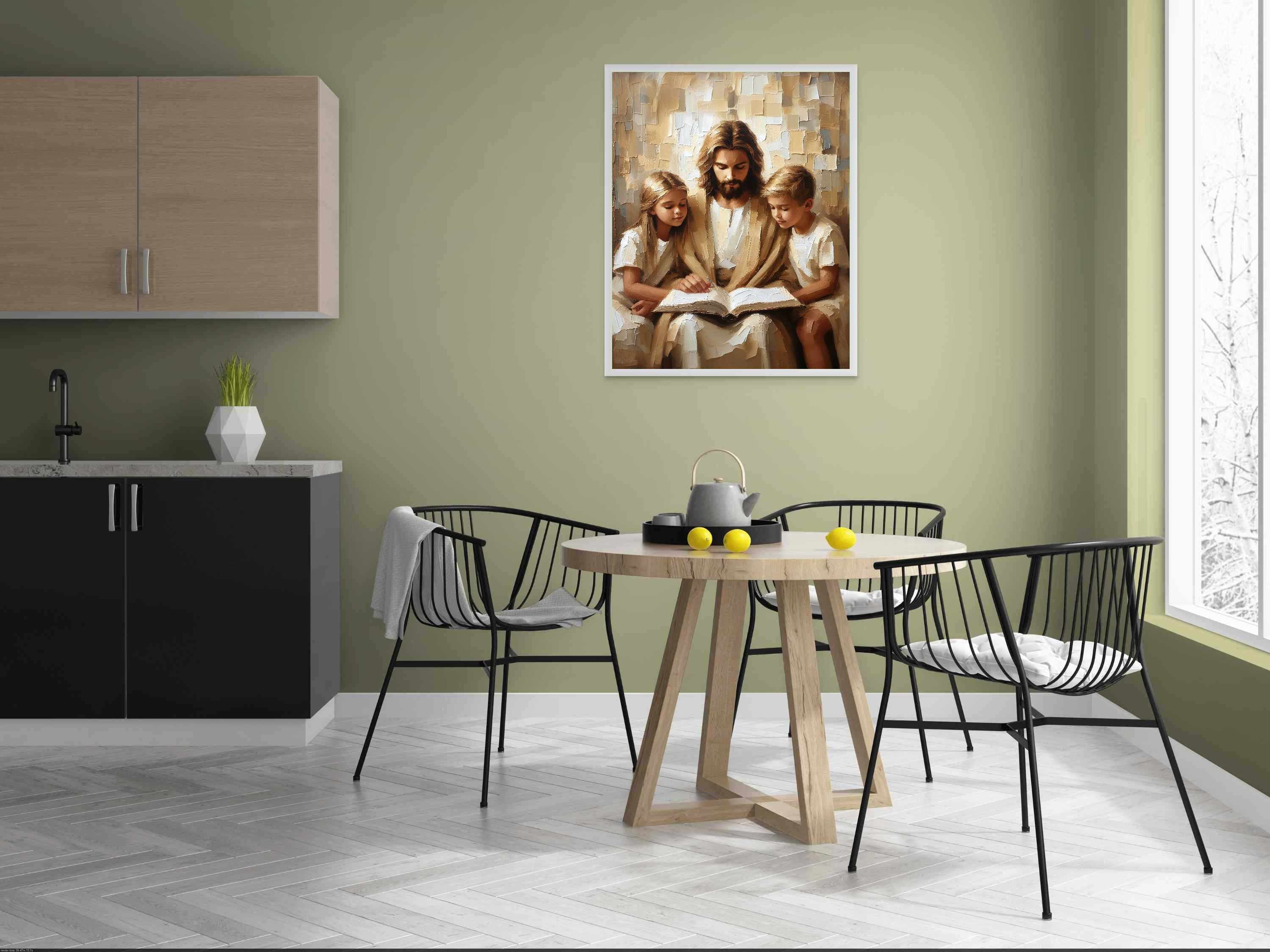 Jesus With Kids, Christian Art, Jesus Painting, LDS Art, Bible Prints ...