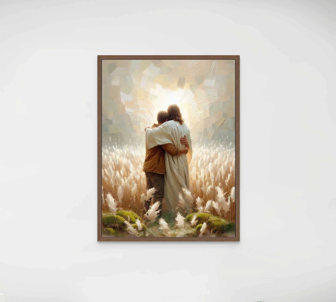 A Part of Him, Christian Wall Art, Jesus and Man, Picture of Jesus, LDS ...