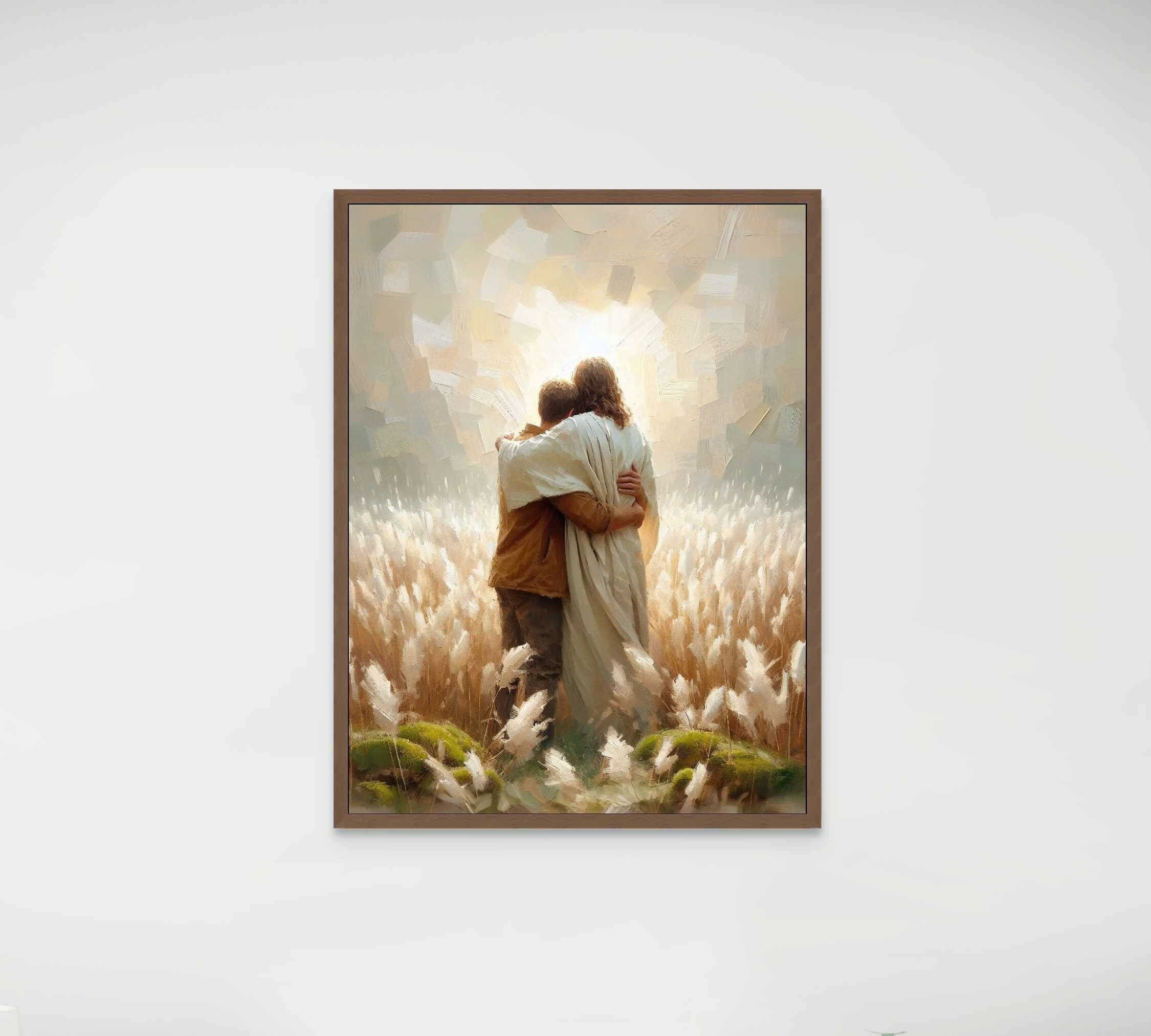 A Part of Him, Christian Wall Art, Jesus and Man, Picture of Jesus, LDS ...