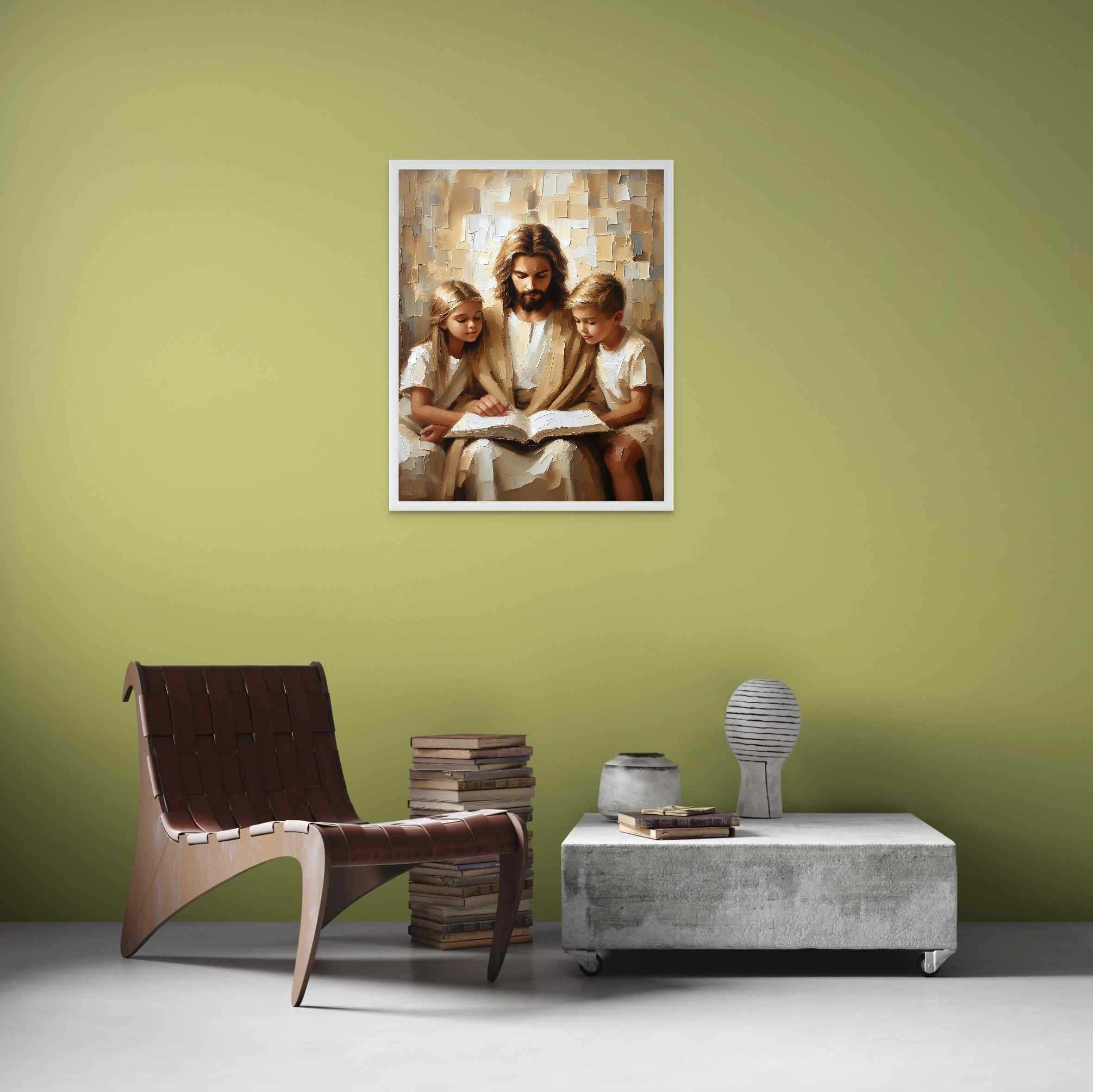 Jesus With Kids, Christian Art, Jesus Painting, LDS Art, Bible Prints ...