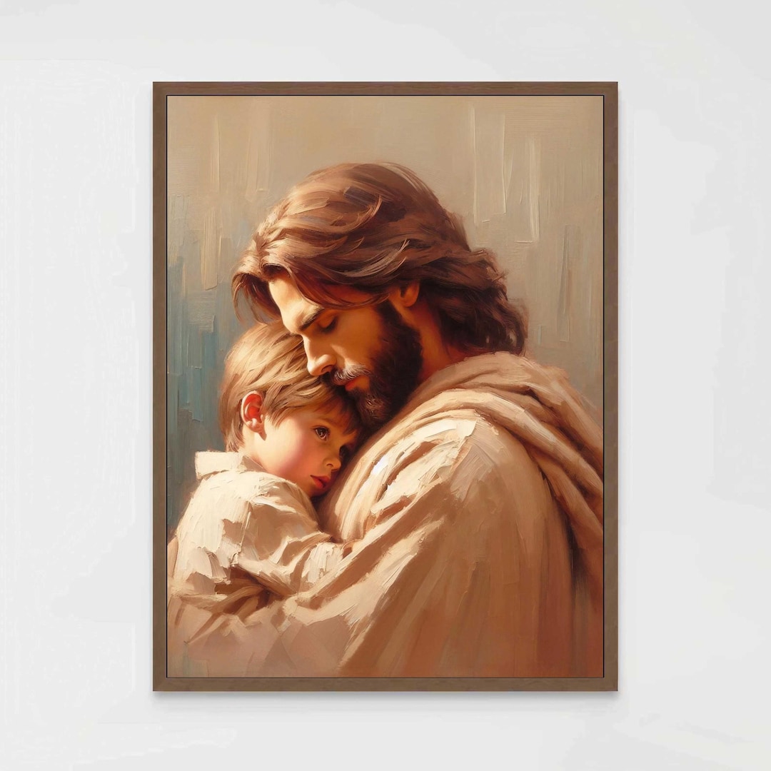 His Savior, Christian Painting, Jesus With Boy, Jesus Art Prints, LDS ...
