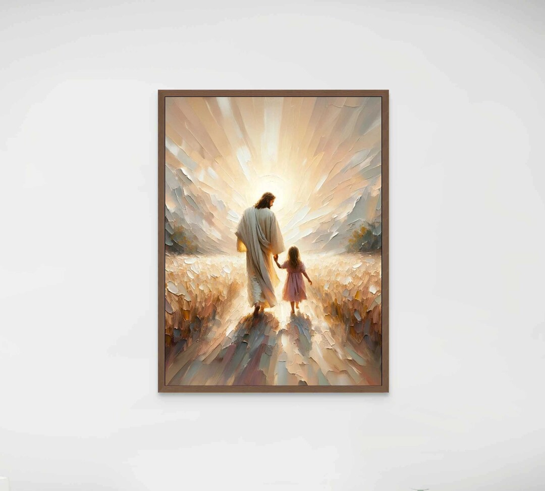 Guided by Him, Christian Art, Jesus With Girl, Jesus Painting, LDS Art ...