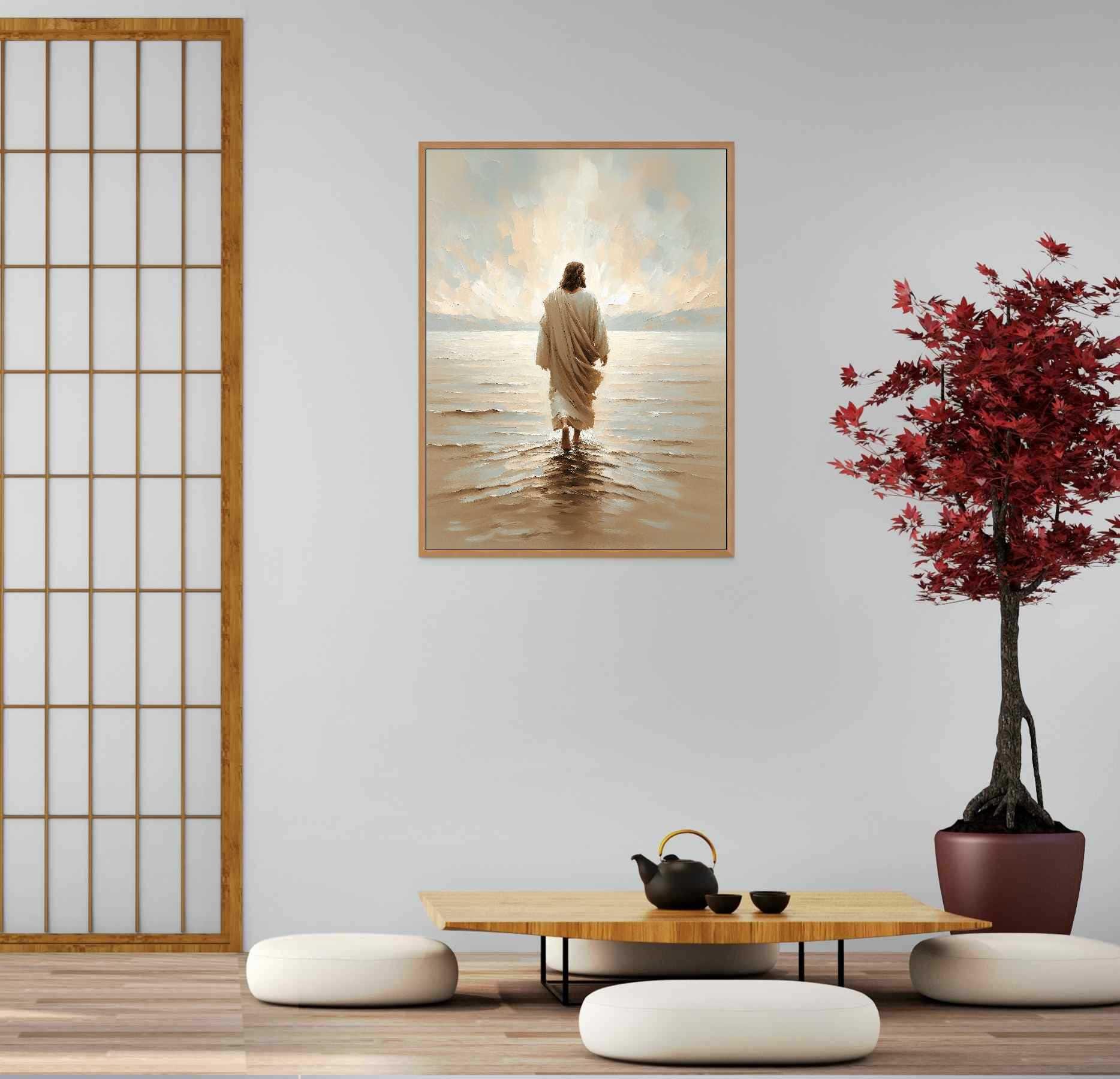 Witness the Miracle, Christian Painting, Jesus Walks on Water Art ...