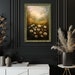 Vintage Daisy Field Framed Print, Ornate Gold Framed, Moody Art ...