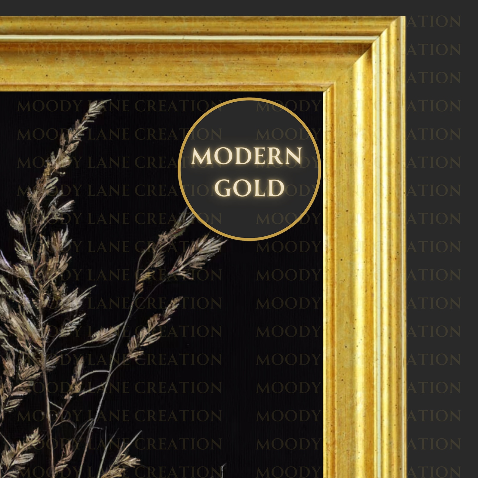 Moody Wildflower Dream | Framed Print, Large Moody Wall Art, Moody Art ...