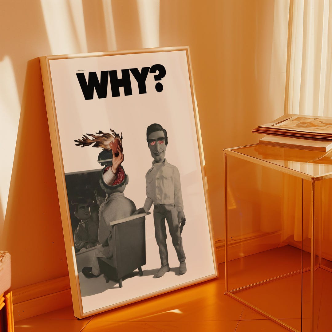WHY Collage Poster - Etsy