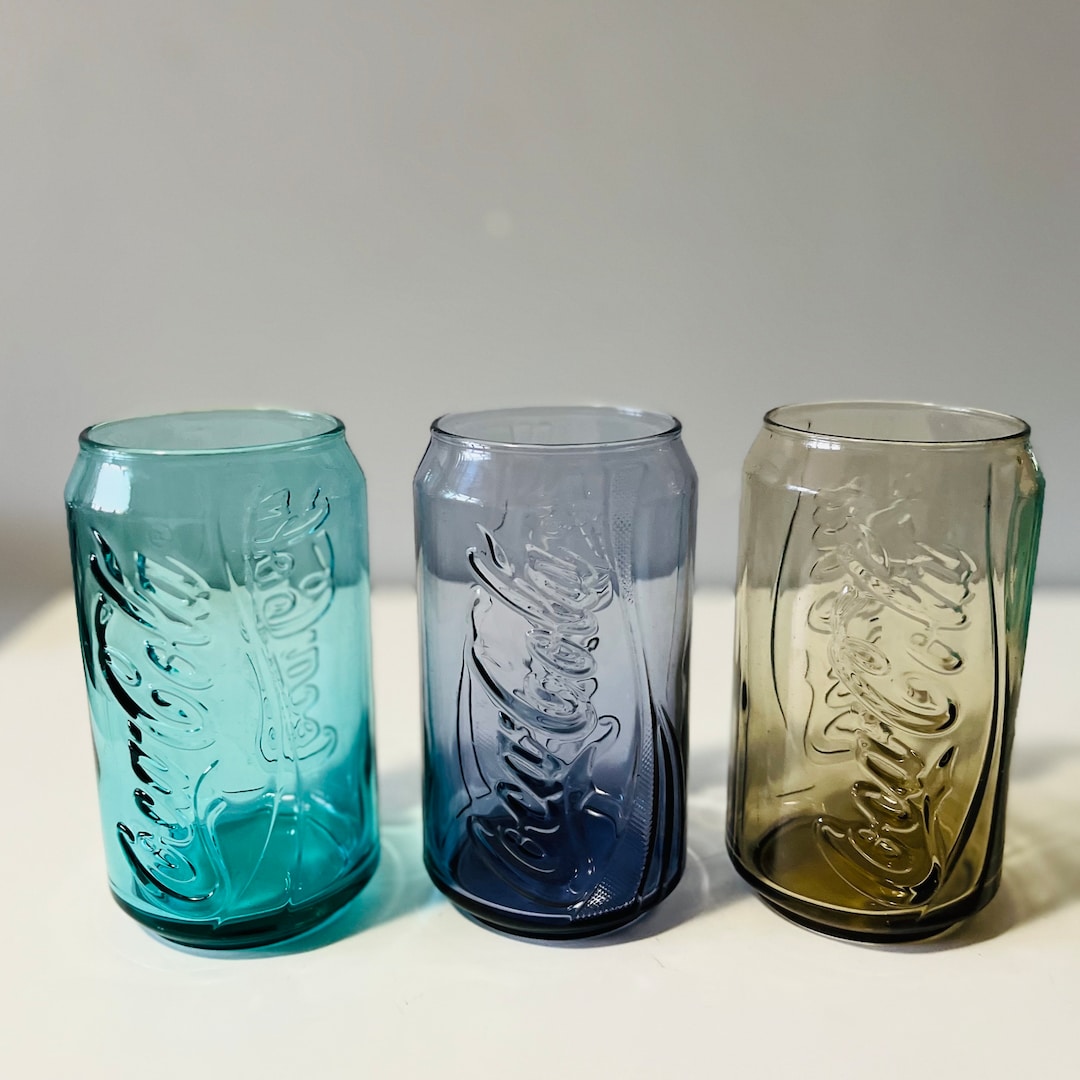 Coca Cola Can Shaped Glass Tumbler Issued by Mcdonalds - Vintage ...