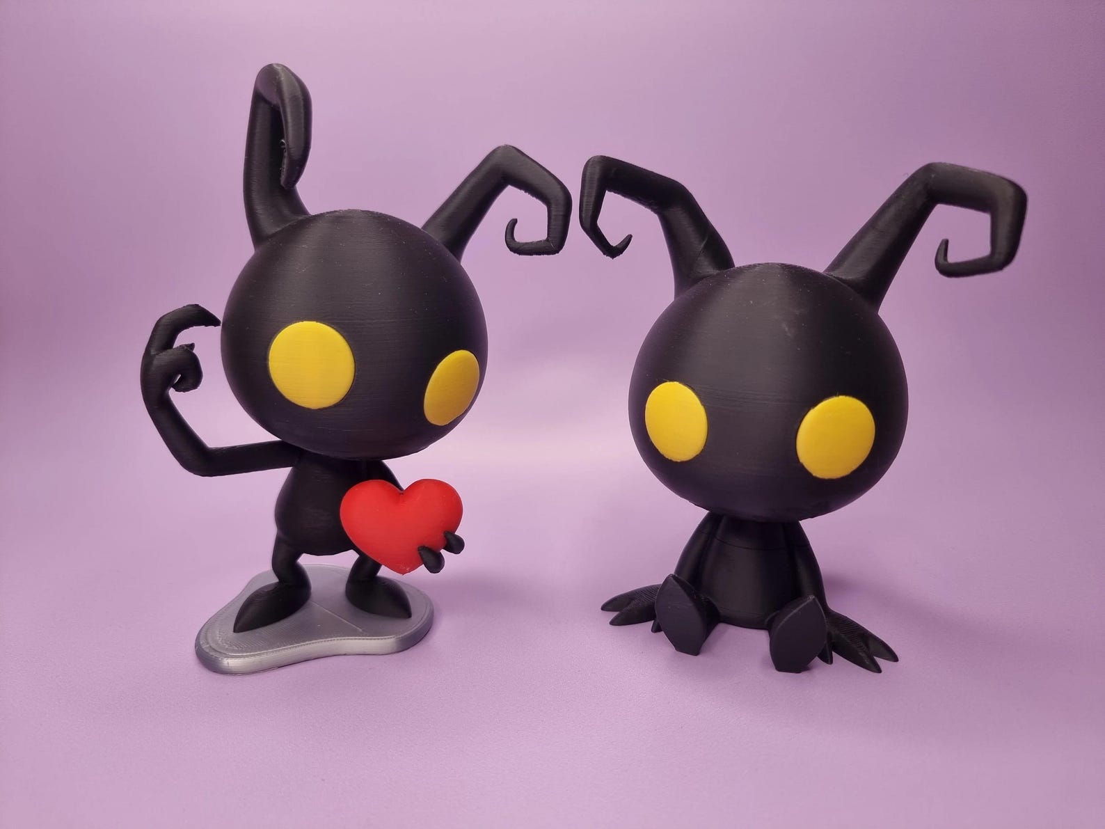 Heartless Shadow Miniature Ornament Colour 3D Printed for Him Her ...