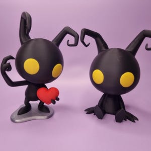Heartless Shadow Miniature Ornament Colour 3D Printed for Him Her ...