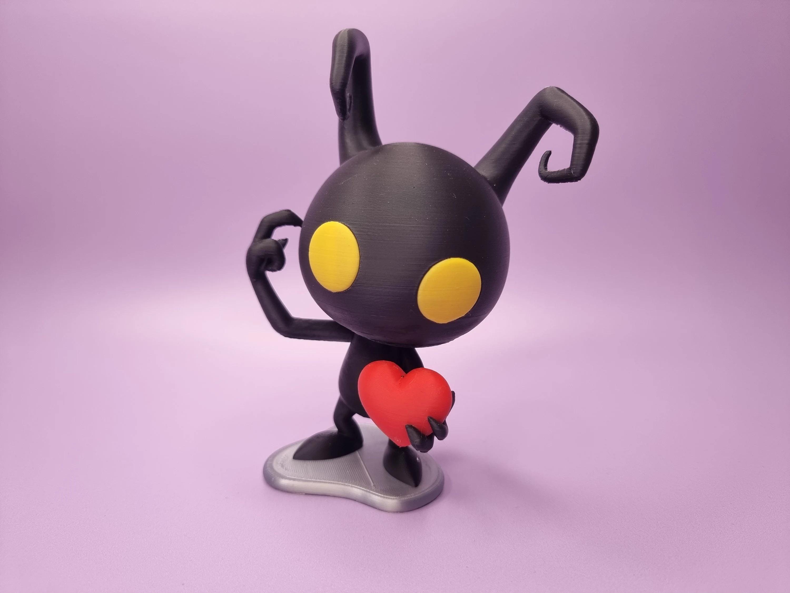 Heartless Shadow Miniature Ornament Colour 3D Printed for Him Her ...
