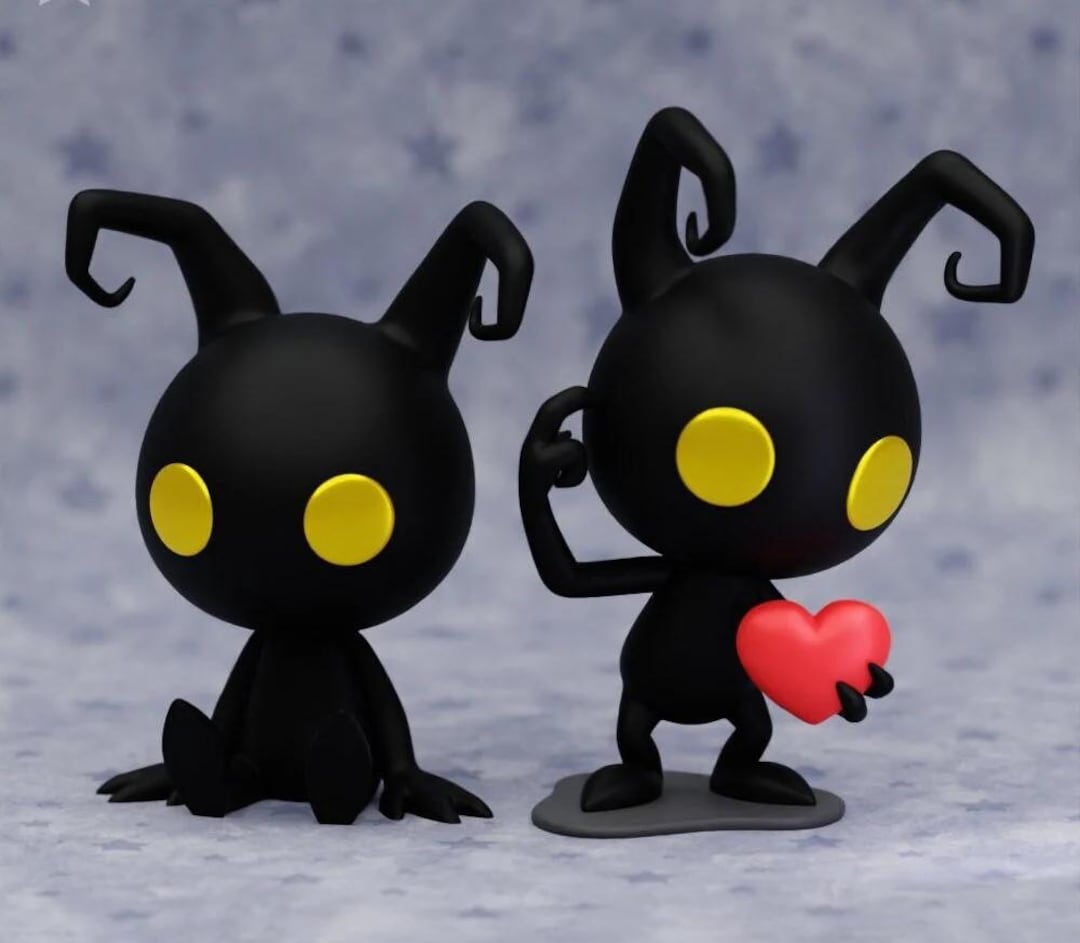 Heartless Shadow Miniature Ornament Colour 3D Printed for Him Her ...