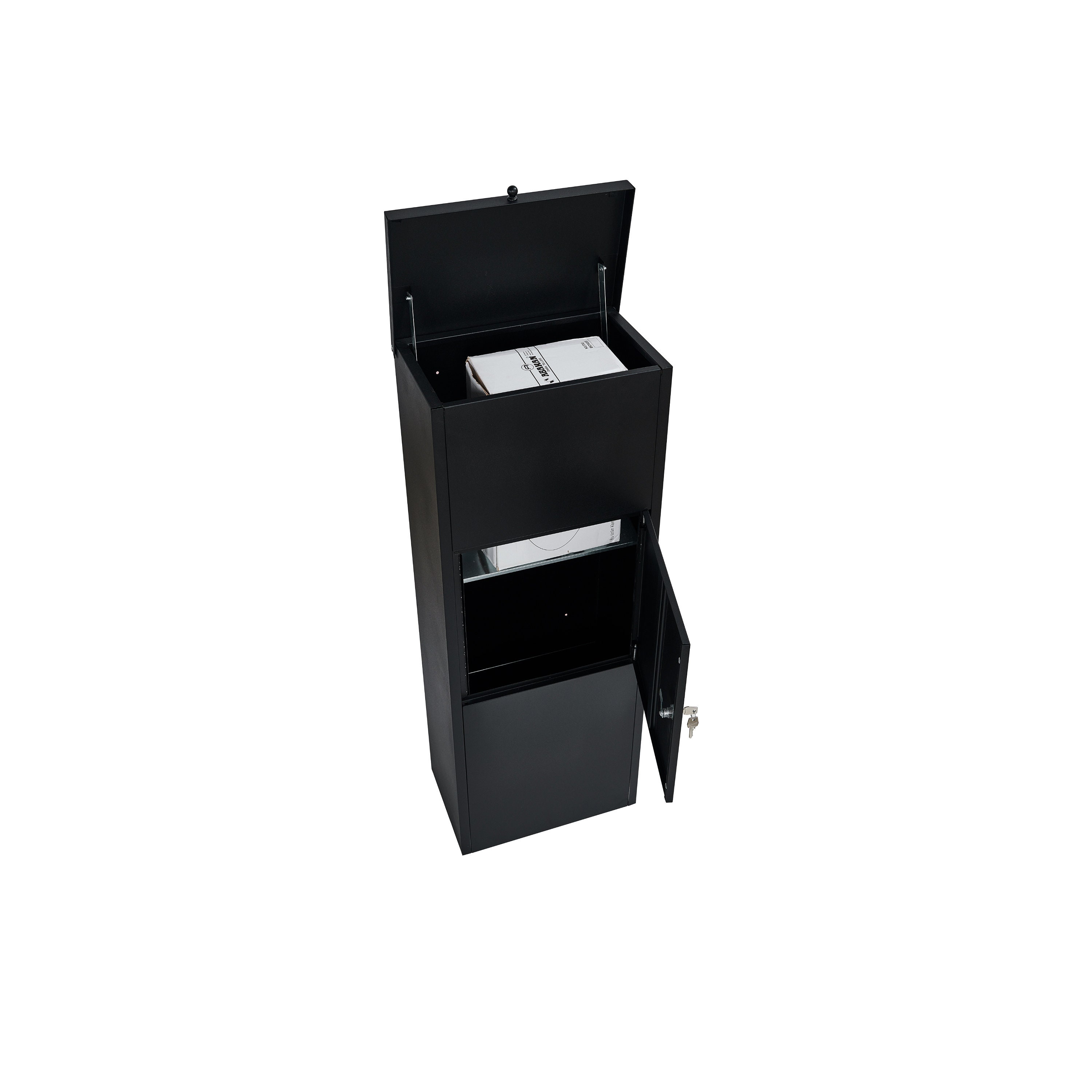 Large Metal Parcel Delivery Box Parcel Drop Box for Secure Multiple ...