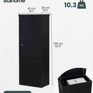 Large Metal Parcel Delivery Box Parcel Drop Box for Secure Multiple ...