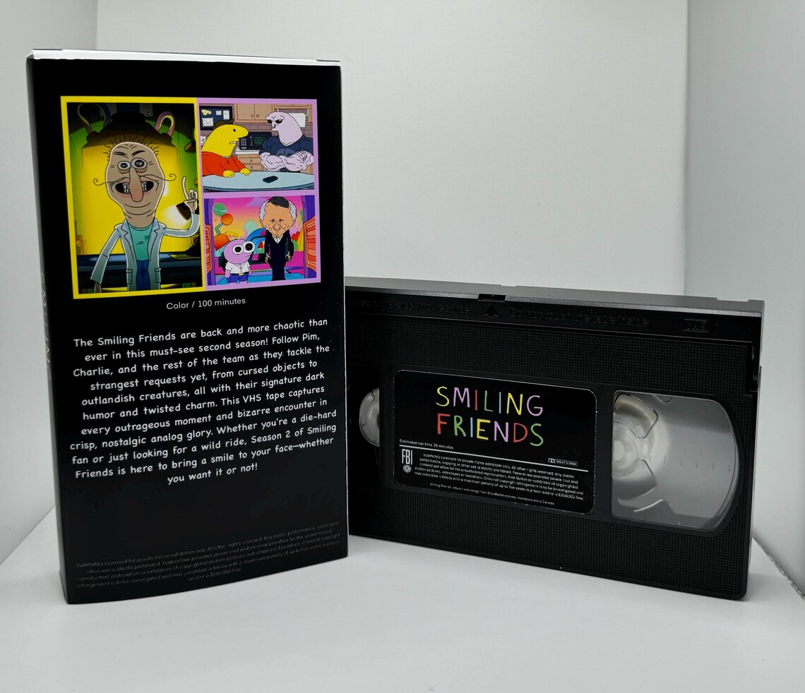 Smiling Friends Season 2 on VHS - Etsy